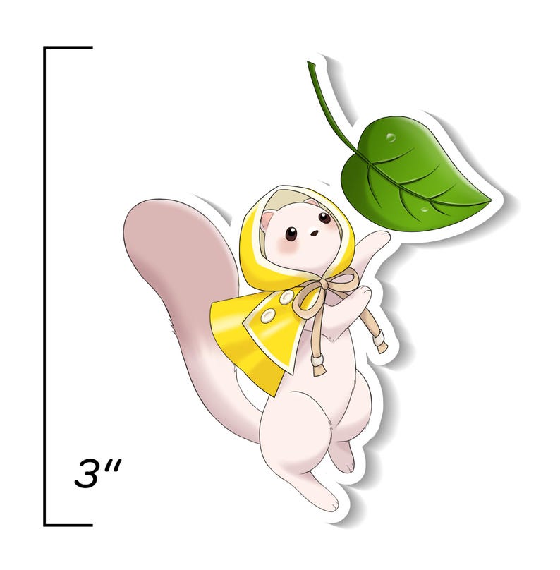 Raincoat Topper Sticker Nu Carnival Rainy Season - Etsy