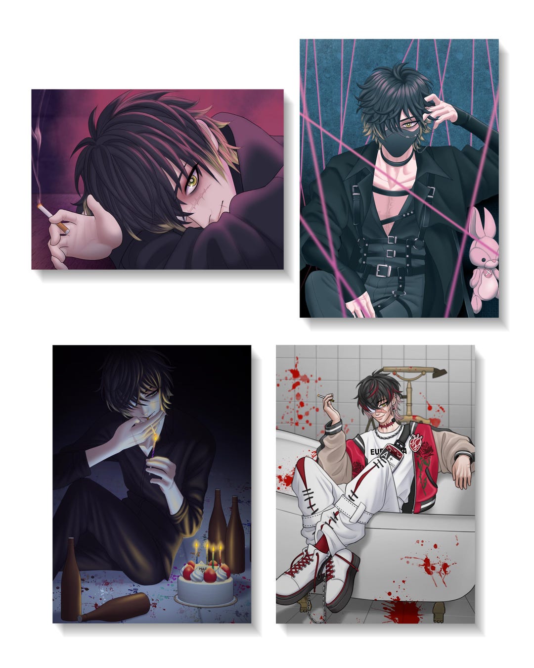 Slow Damage Fan Art Prints | Towa | BL Visual Novel | Nitro Chiral - Etsy