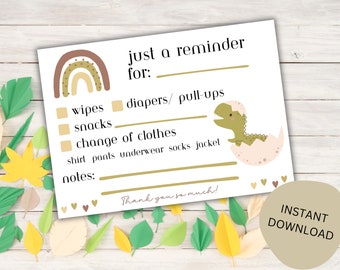 Universal Child Daily Report - Etsy