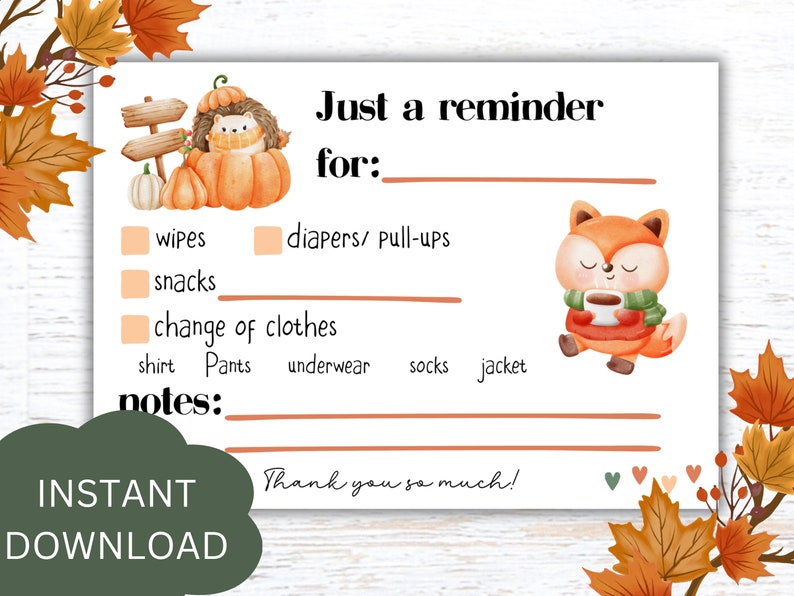 Daycare Printable Daycare Note Home Cute Boho Rainbow Digital Daycare ...