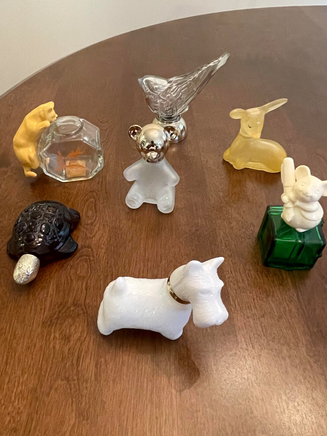 Vintage Avon Perfume Bottles | Bear | Scottie Dog | Song Bird ...