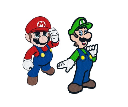 Super Mario Embroidery Design Digital Files Instant Download - Etsy