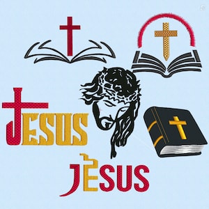 Christian Design for Embroidery Machine Digital Instant Download Made ...