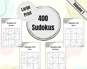 Sudoku Variants | 4x4, 6x6, 9x9 Sudokus - Easy, Medium, Hard | 600 ...