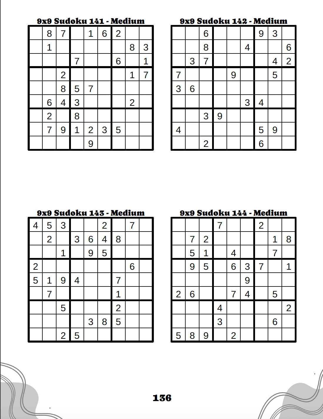 Sudoku Variants | 4x4, 6x6, 9x9 Sudokus - Easy, Medium, Hard | 600 ...