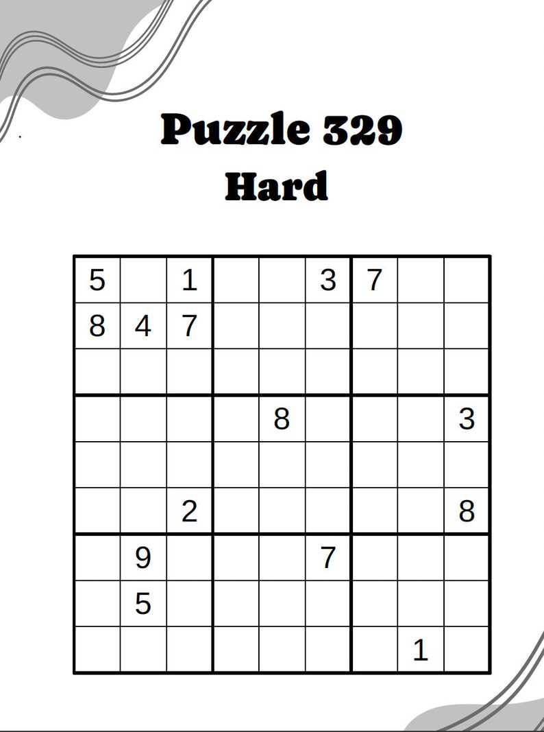 Large Print Sudoku | 400 Printable Sudokus With Solutions | Very Easy ...