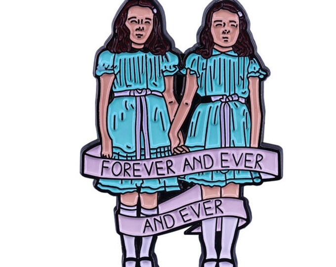 The Shining Twins Enamel Pin The Shining Etsy