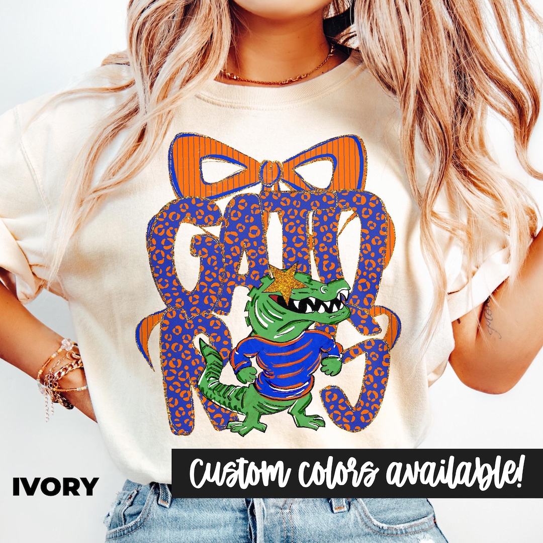 Gators Football Shirt Comfort Colors, School Shirt Team Mascot Tee - Etsy