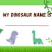 Whats My Dinosaur Name? Dinosaur Theme Party Name Generator Dinosaur ...