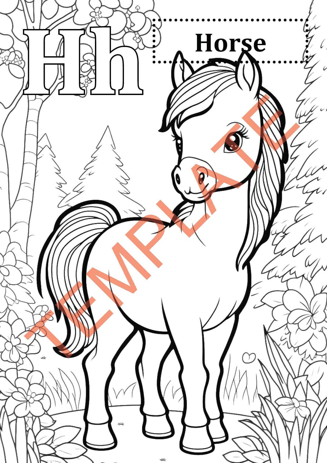 Animals A to Z Instant Download, Printable Colouring Sheets, a Great ...