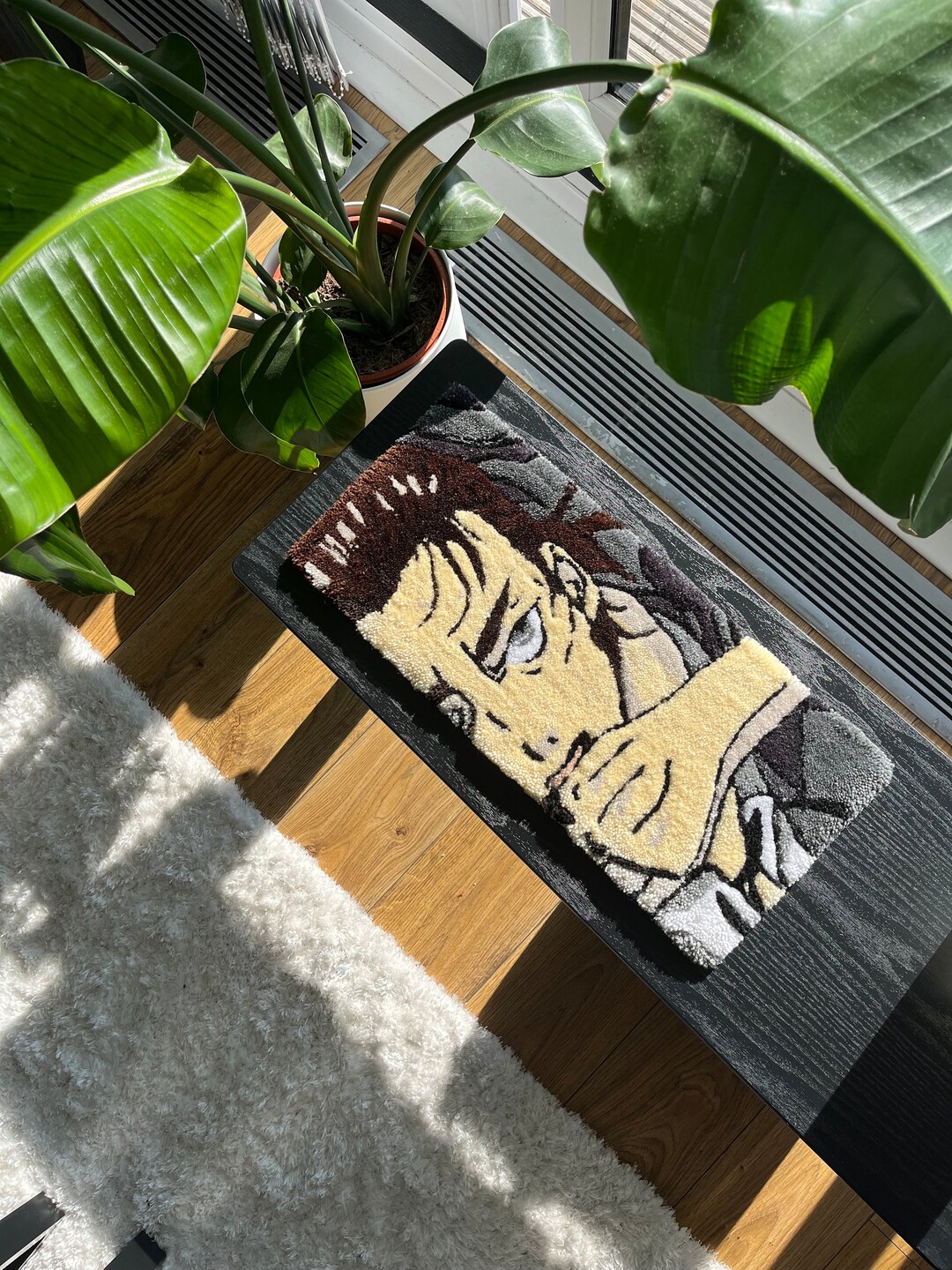 Eren Yeager Attack on Titan AOT Keyboard Rug Wrist Rug Hand Tufted Wall ...