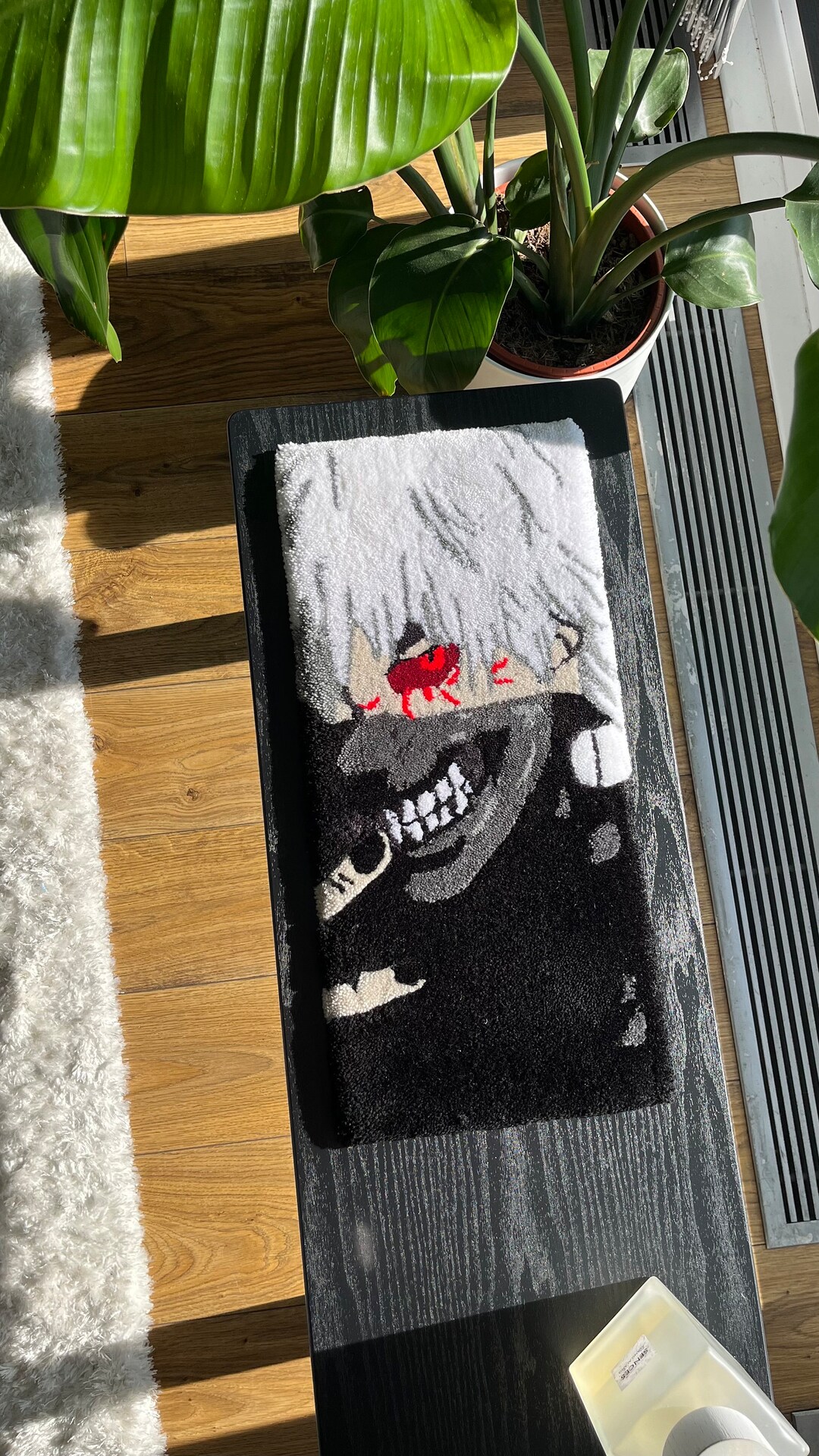 Ken Kaneki Tokyo Ghoul Rug Keyboard Rug Wrist Rug Hand Tufted Wall ...