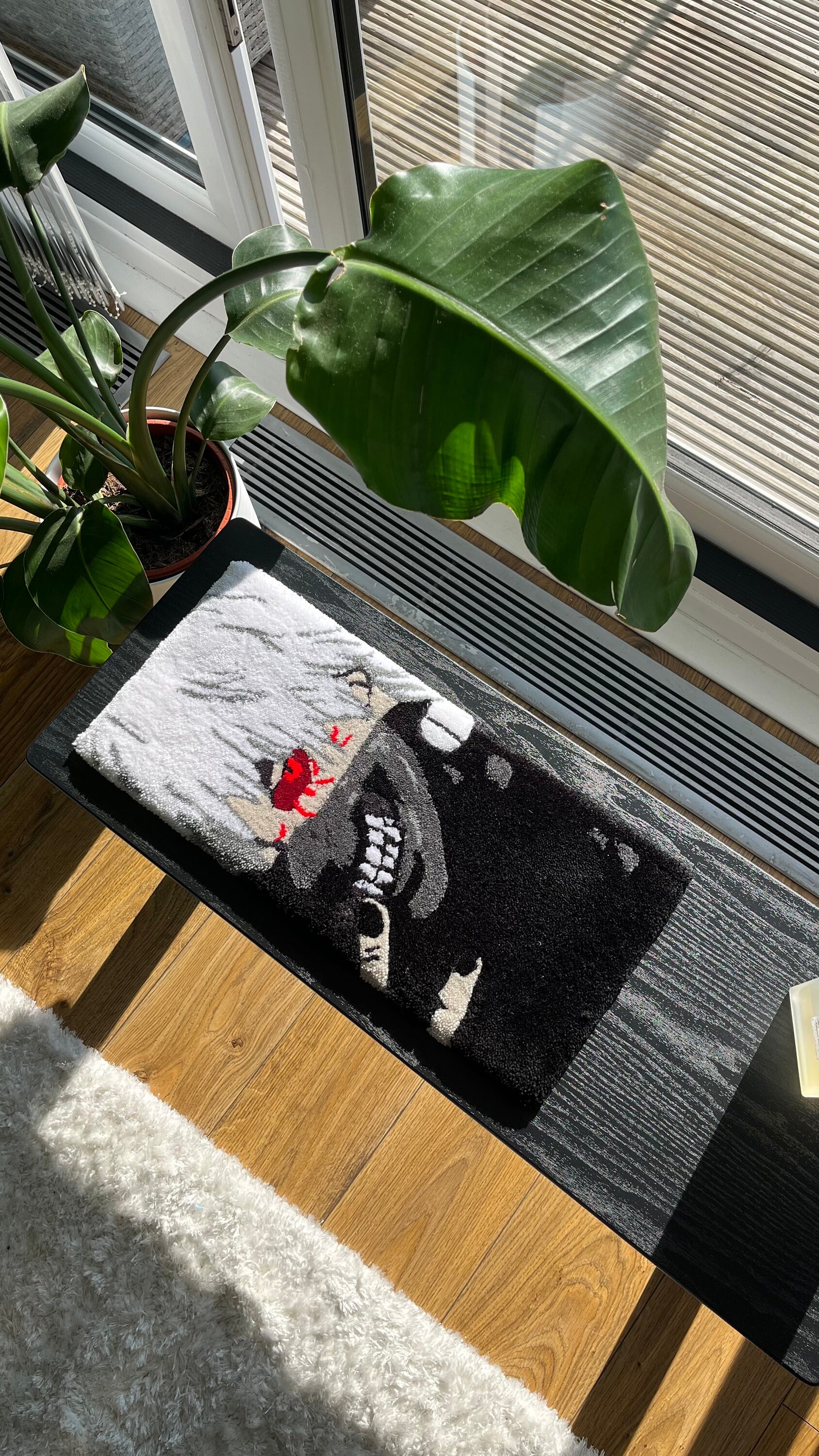 Ken Kaneki Tokyo Ghoul Rug Keyboard Rug Wrist Rug Hand Tufted Wall ...