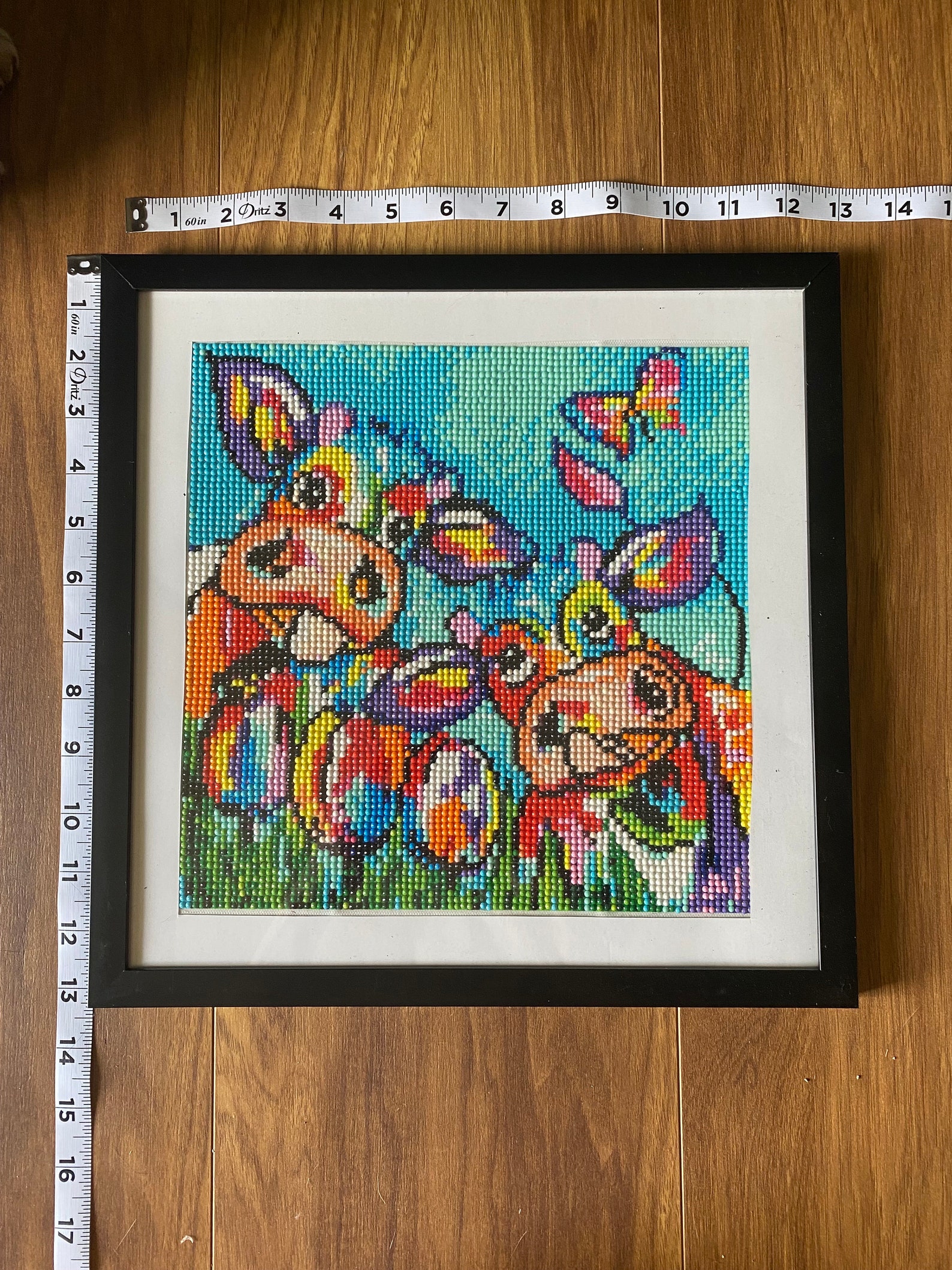 Multi-colored Cows Completed & Framed Diamond Painting - Etsy