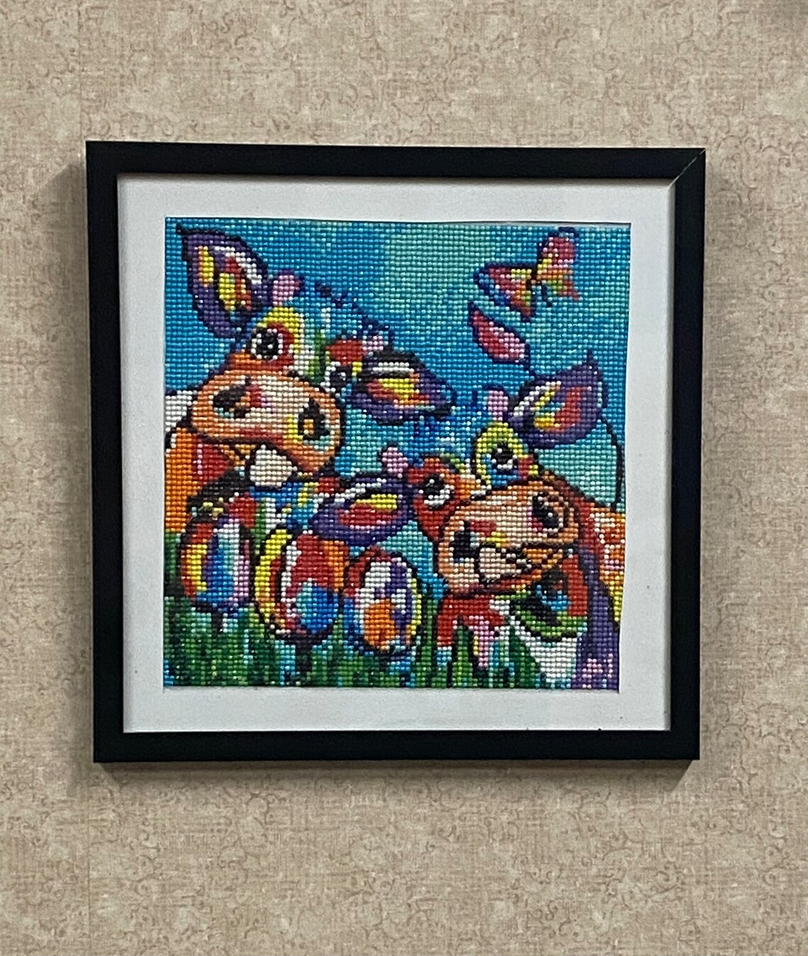 Multi-colored Cows Completed & Framed Diamond Painting - Etsy