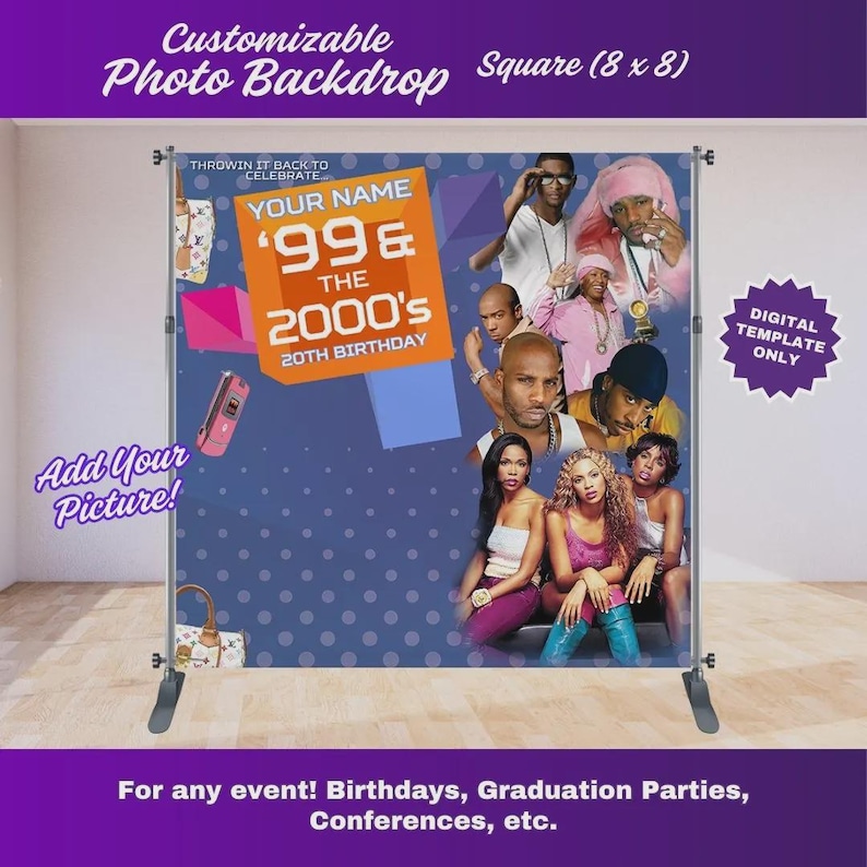106 & Park Backdrop, 2000s Backdrop, 2000s Party Decorations, 2000s ...