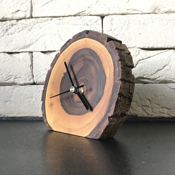 Walnut Clock - Etsy