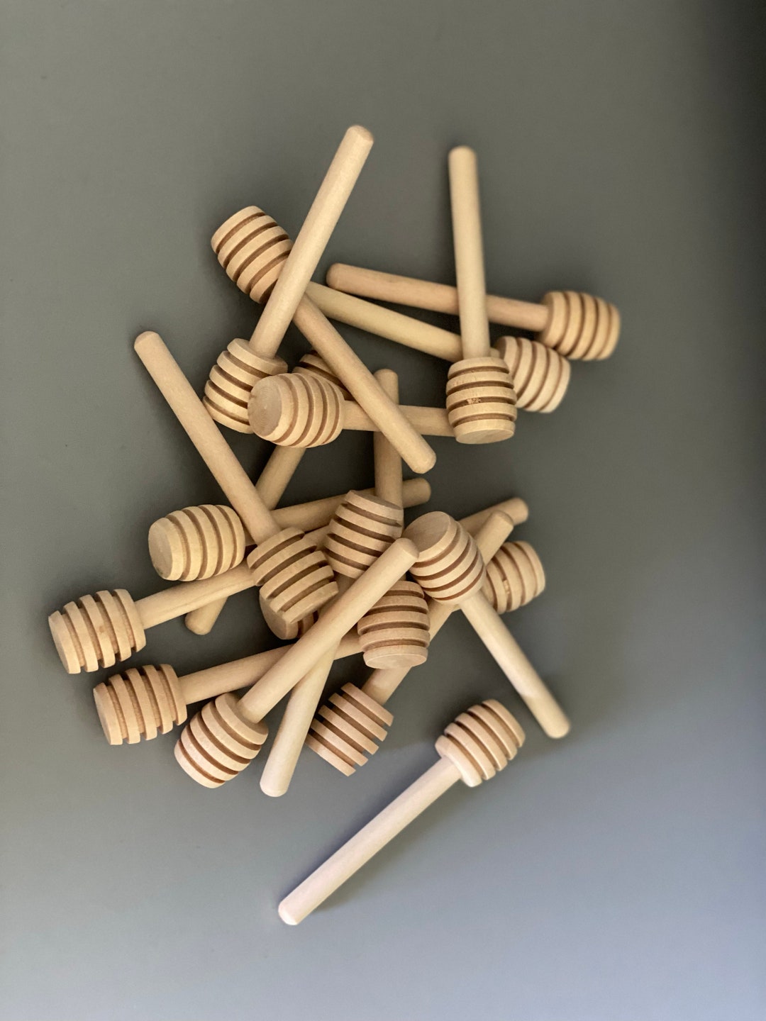 Mini Honey Comb Dipper Sticks Set of 20 Baby Showers - Etsy