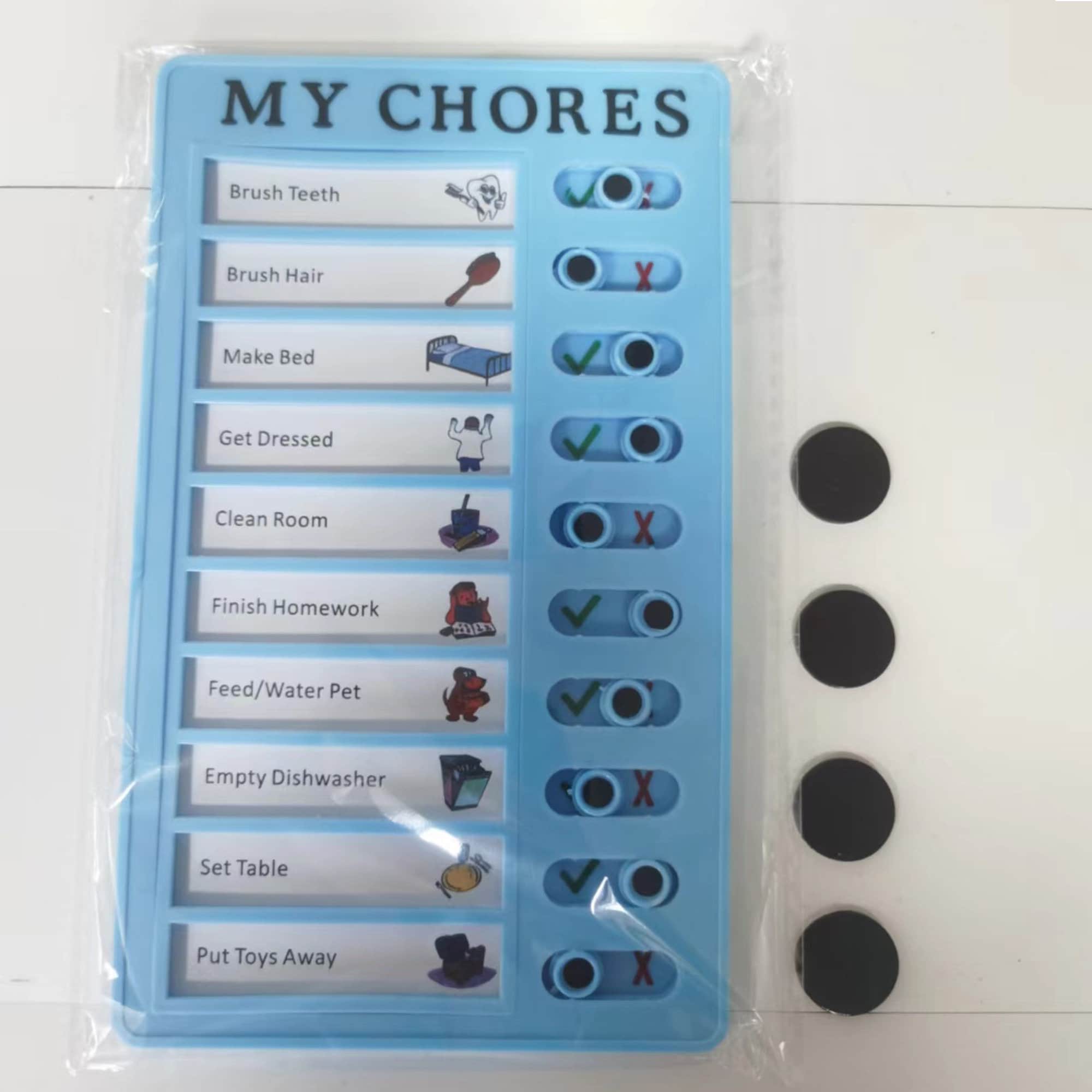 DIY Sliding Routine Chart Chore Chart Daily Checklist Daily - Etsy Canada