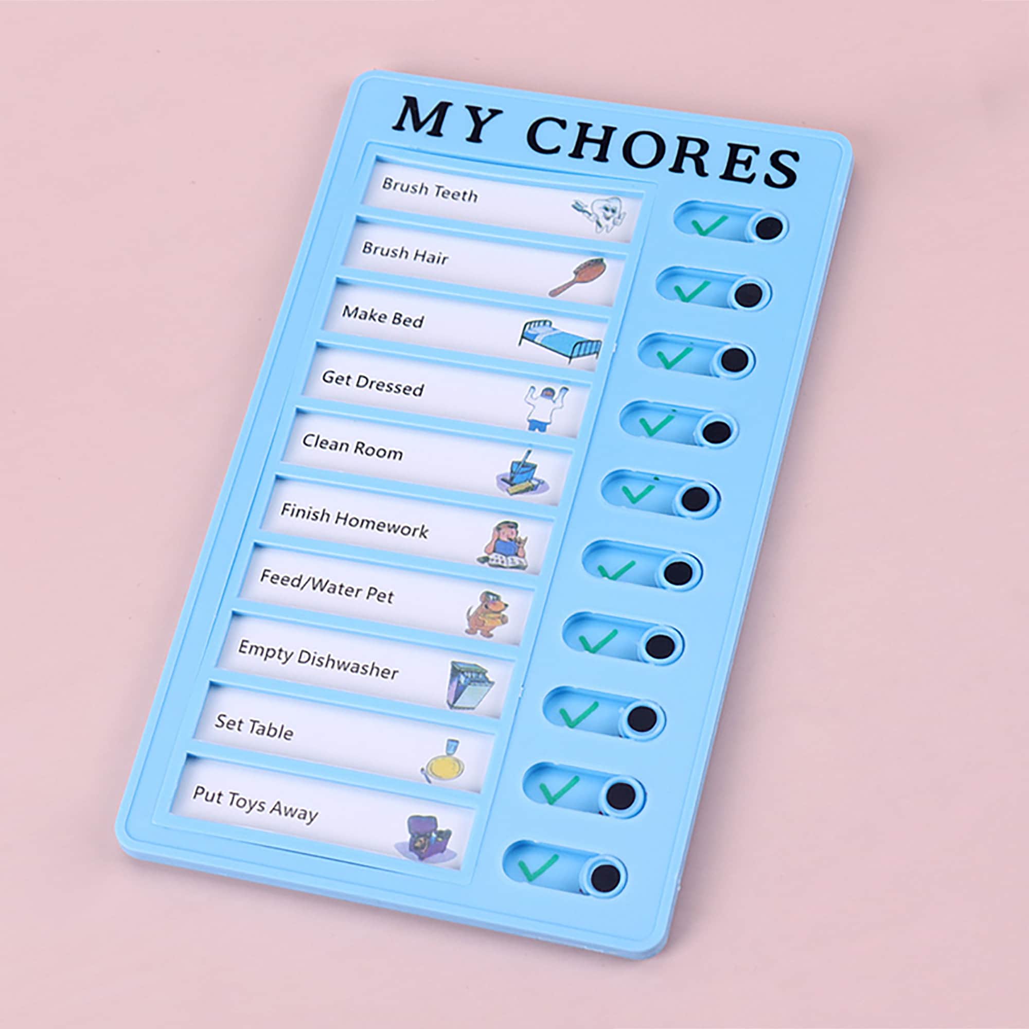 DIY Sliding Routine Chart Chore Chart Daily Checklist Daily - Etsy Canada