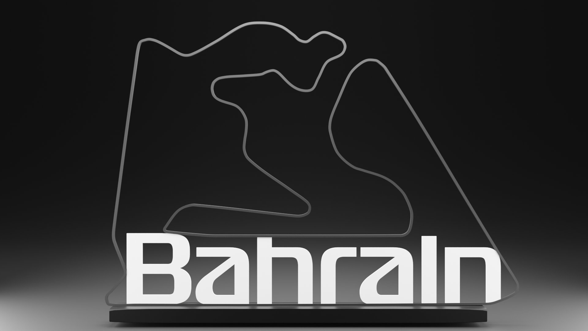 Bahrain F1 Track 3D STL Model - Etsy