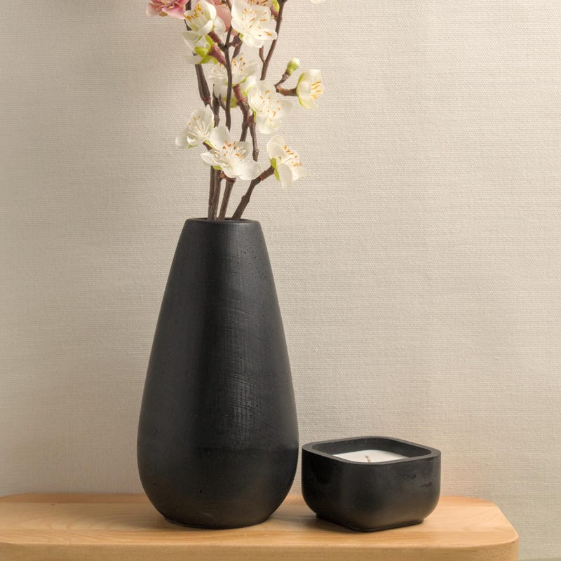 Cement Modern Vase - Etsy