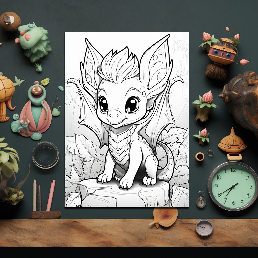 30 Baby Dragon Coloring Pages | Adorable Baby Dragon Coloring Pages ...