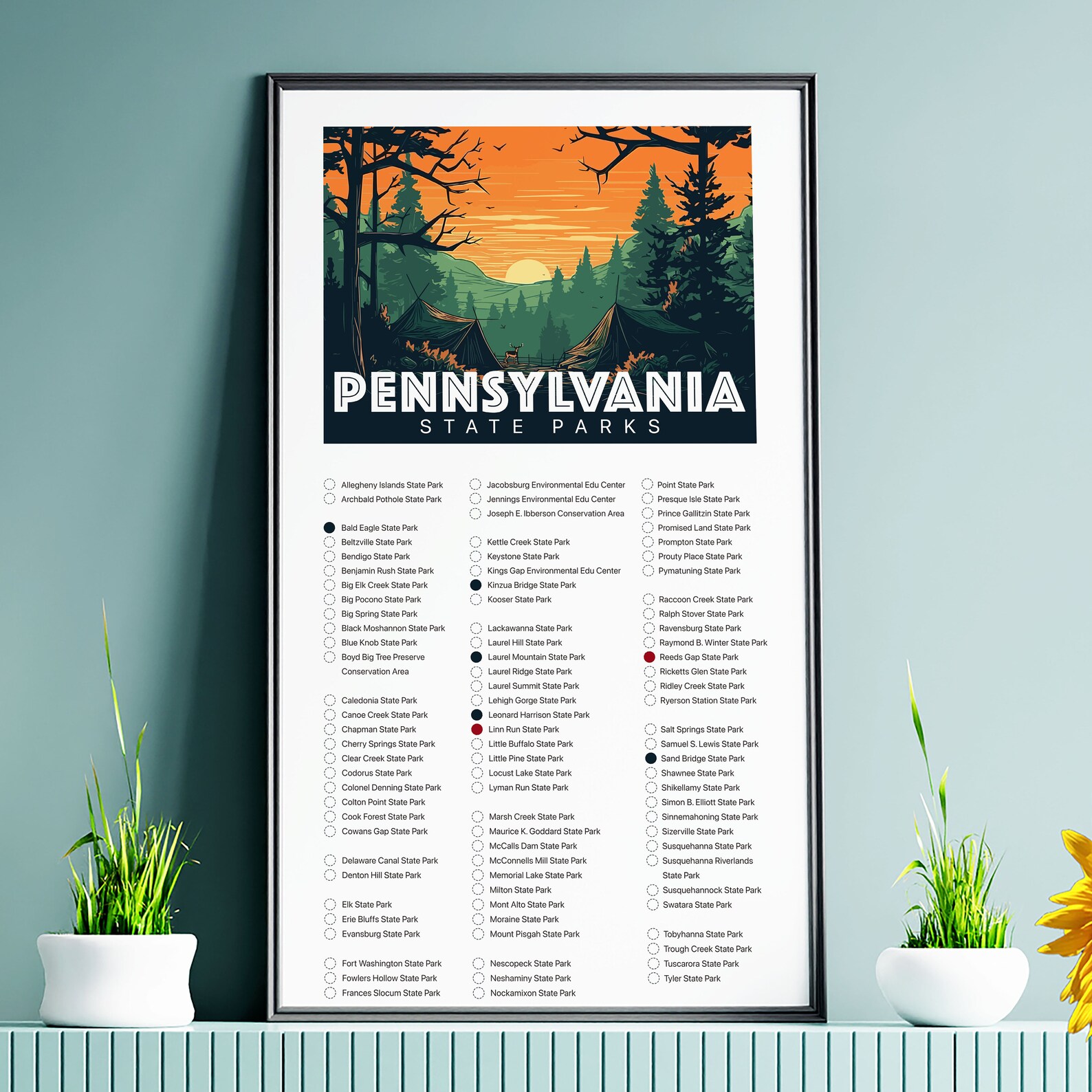 PA State Park Adventure Checklist | Pennsylvania State Parks | Travel ...