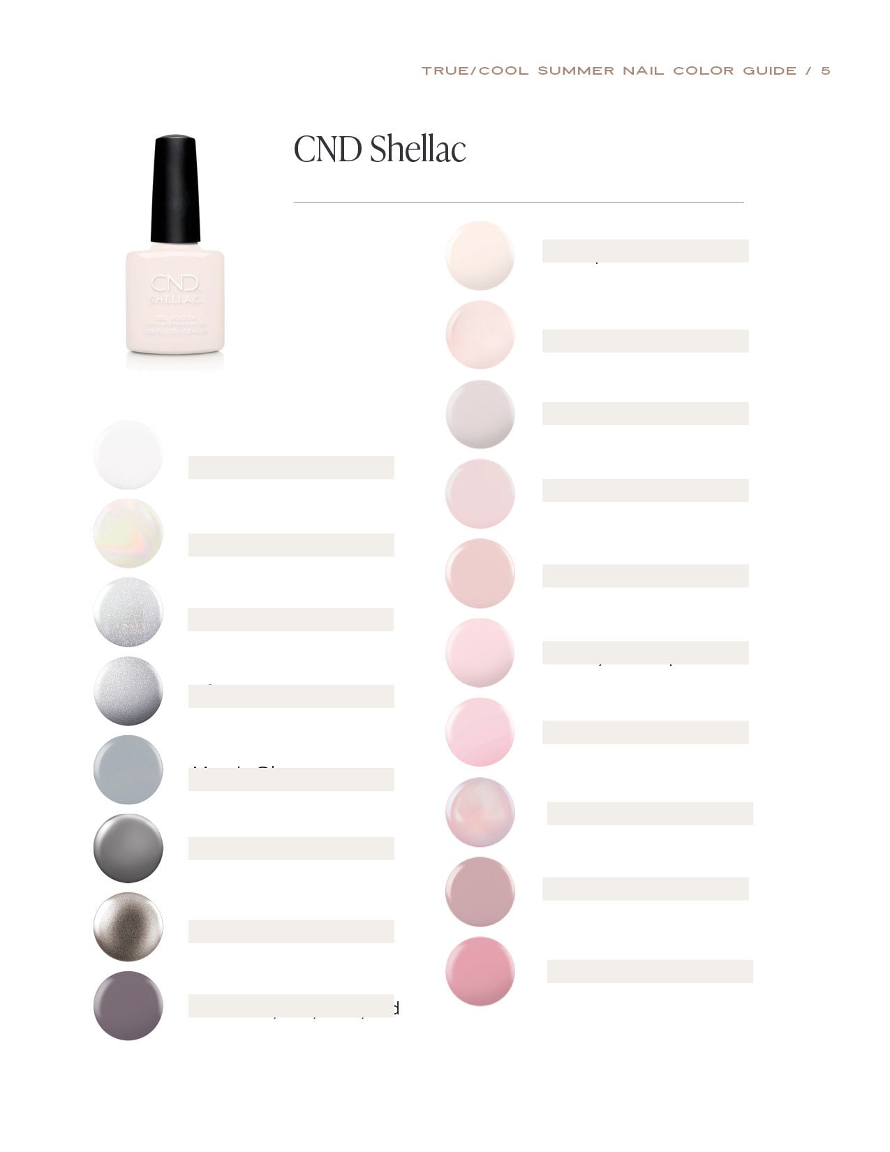 200+ Best Nail Polish Colors for True/cool Summers: Shades From CND ...