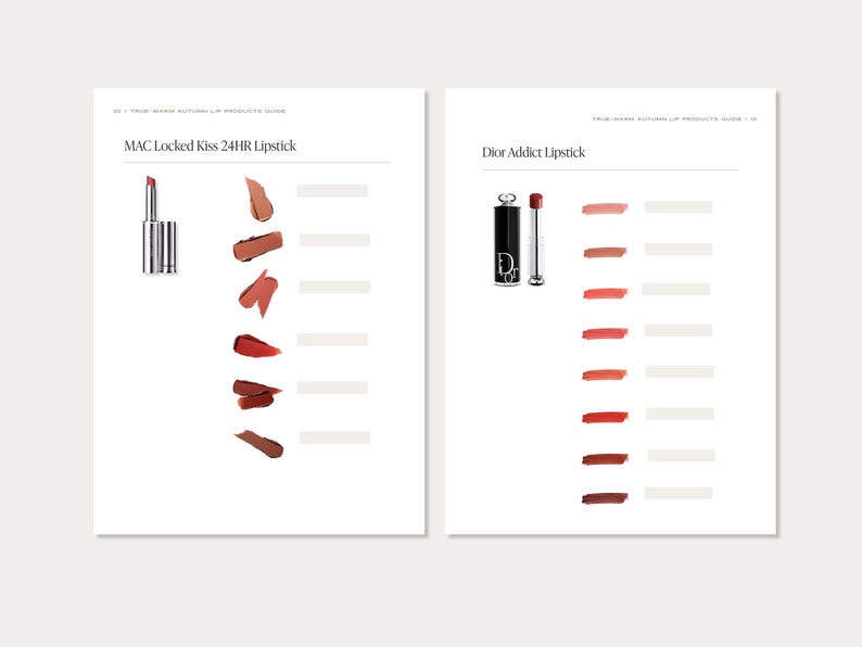 200+ Top-rated Lip Product Guide for True/warm Autumns: MAC, Clinique ...