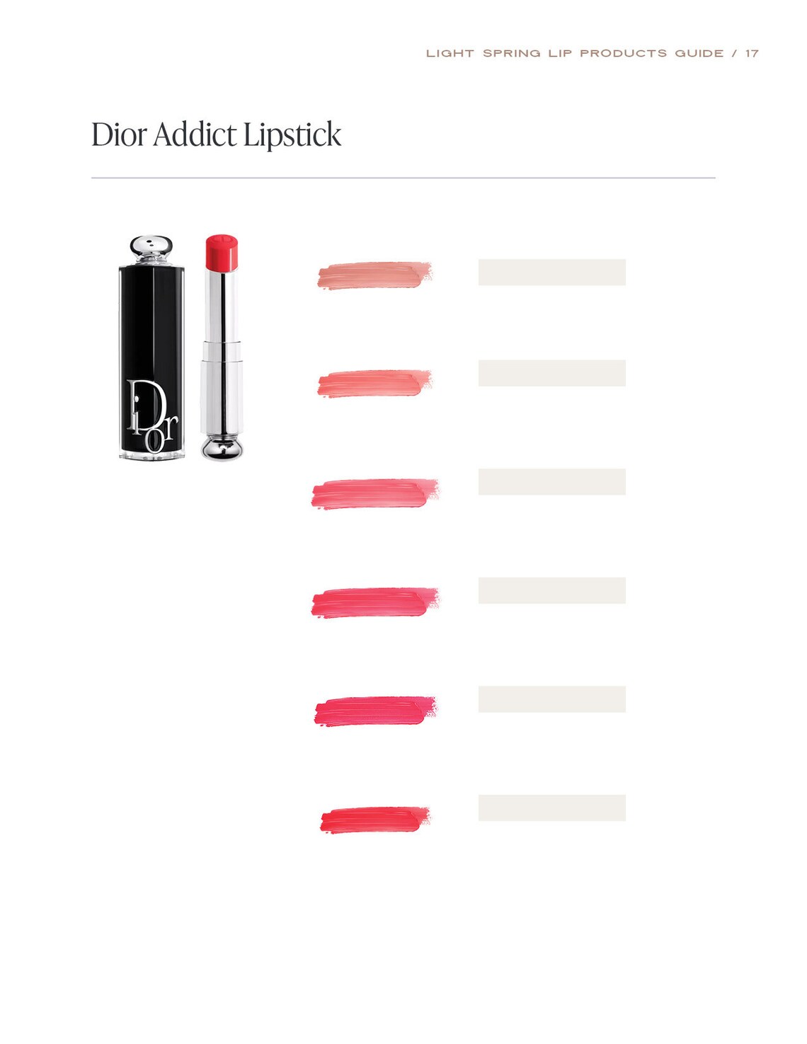 150+ Top-rated Lip Product Guide for Light Springs: MAC, Clinique ...