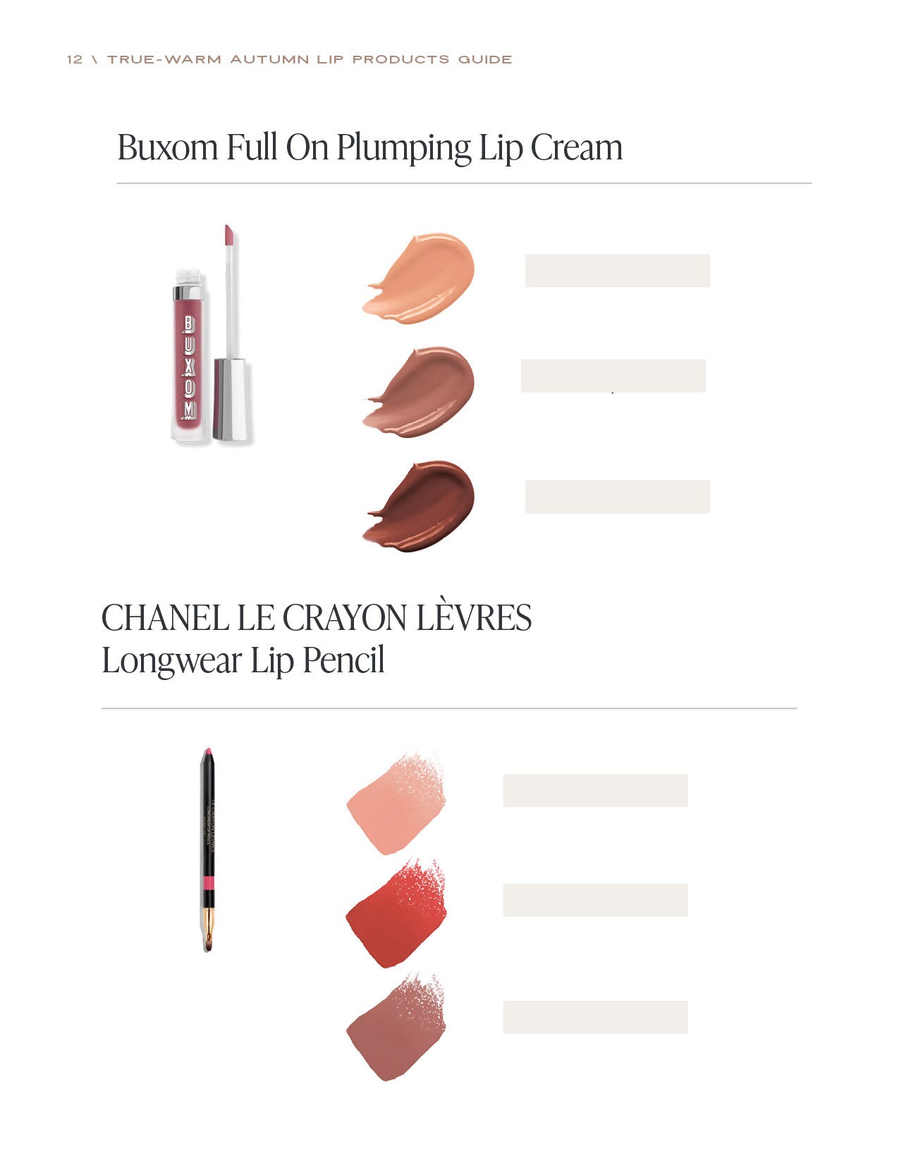 200+ Top-rated Lip Product Guide for True/warm Autumns: MAC, Clinique ...