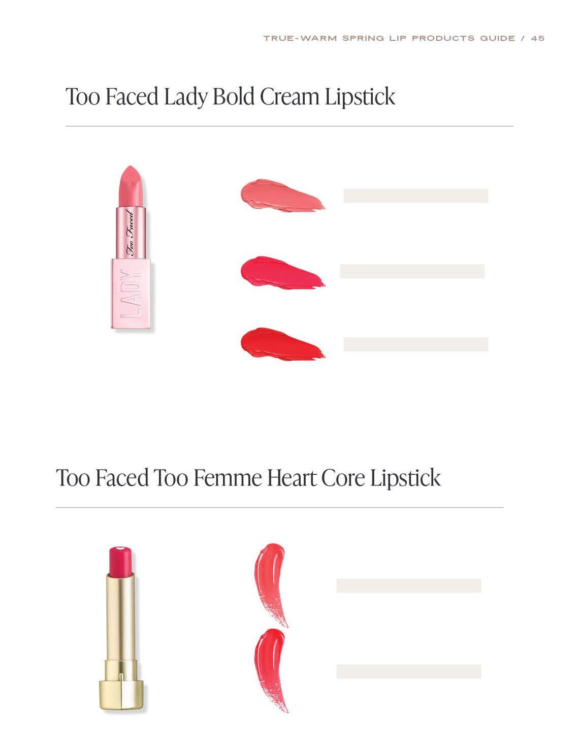 150 Top-rated Lip Product Guide for True/warm Springs: MAC, Clinique ...