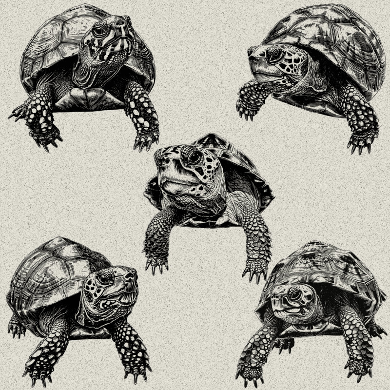 36 Turtle Designs Bundle PNG & SVG for Laser Engraving or Print ...
