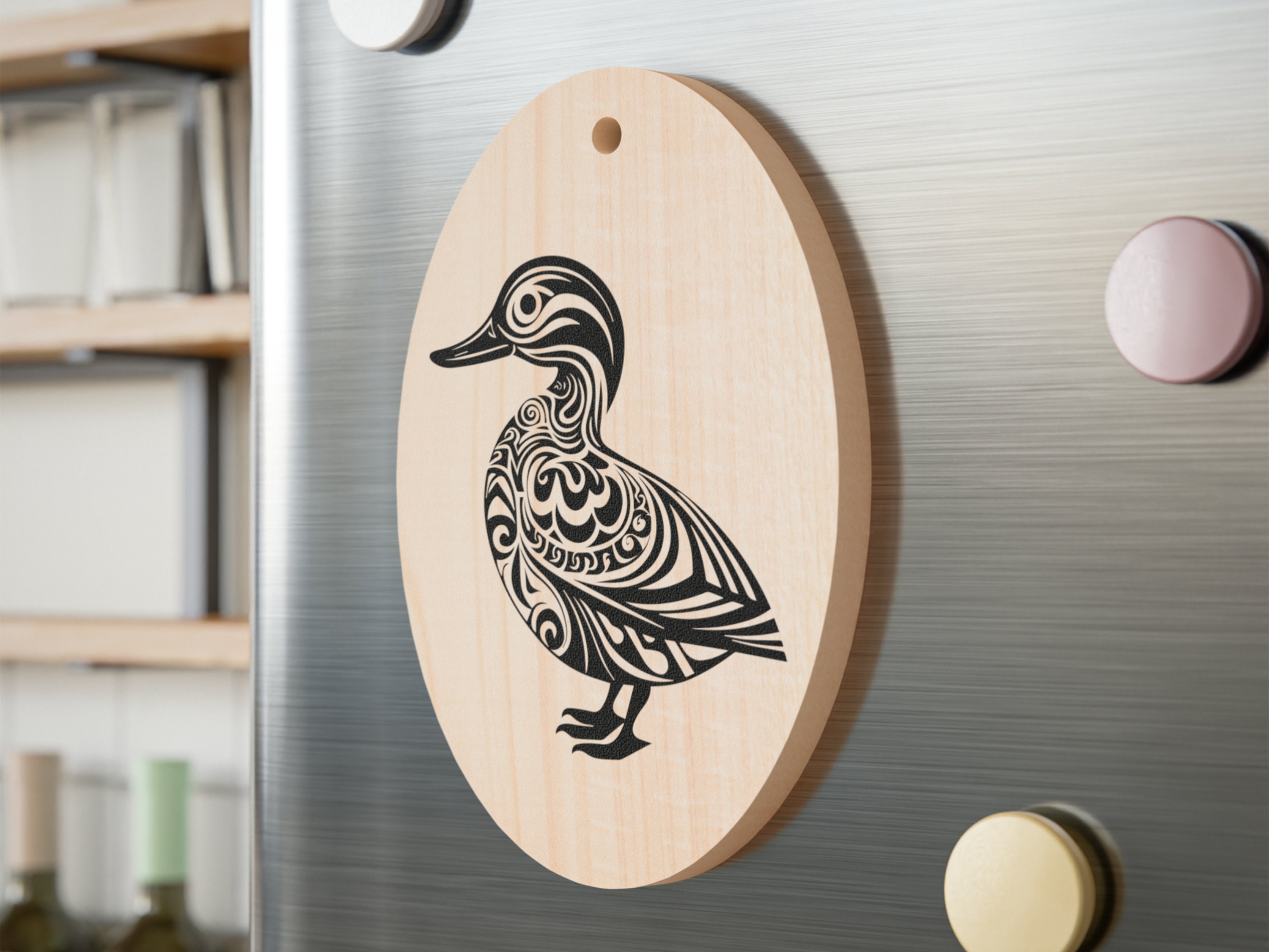 25 Tribal Duck Waterfowl Designs Bundle SVG & PNG Files for Engraving ...