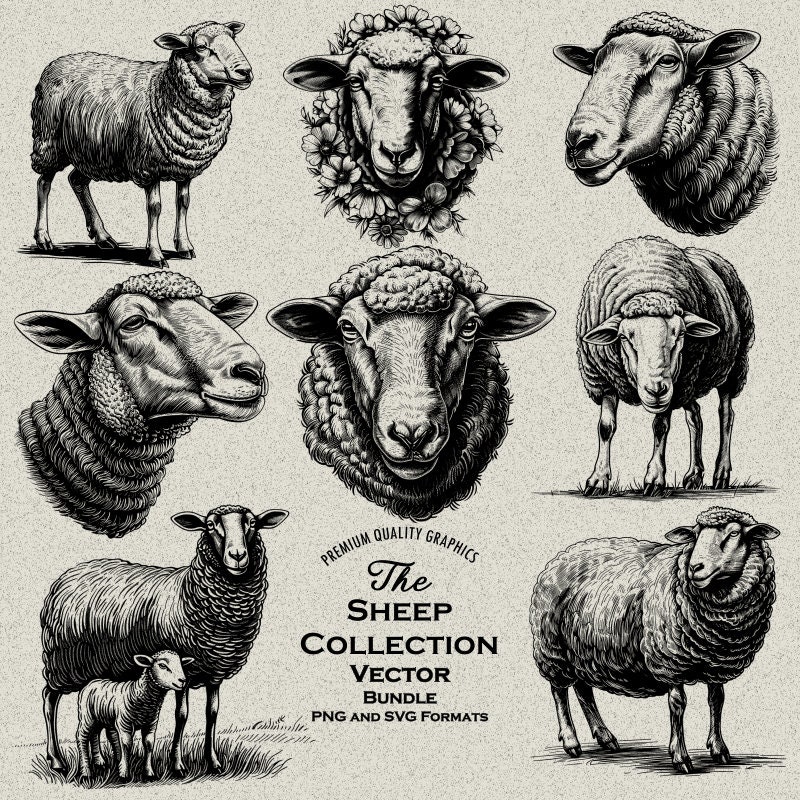 Sheep Head Template Svg - Etsy