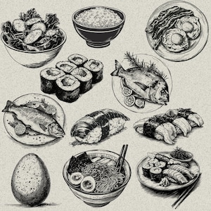 85 Food Designs Bundle PNG & SVG for Laser Engraving or Print, Pizza ...