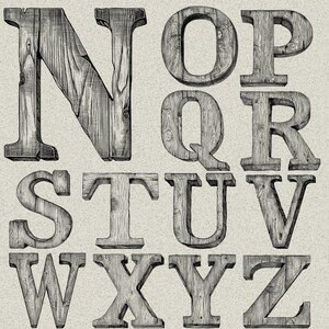 Rustic Wood Themed Monogram Designs Bundle PNG & SVG Digital Download ...