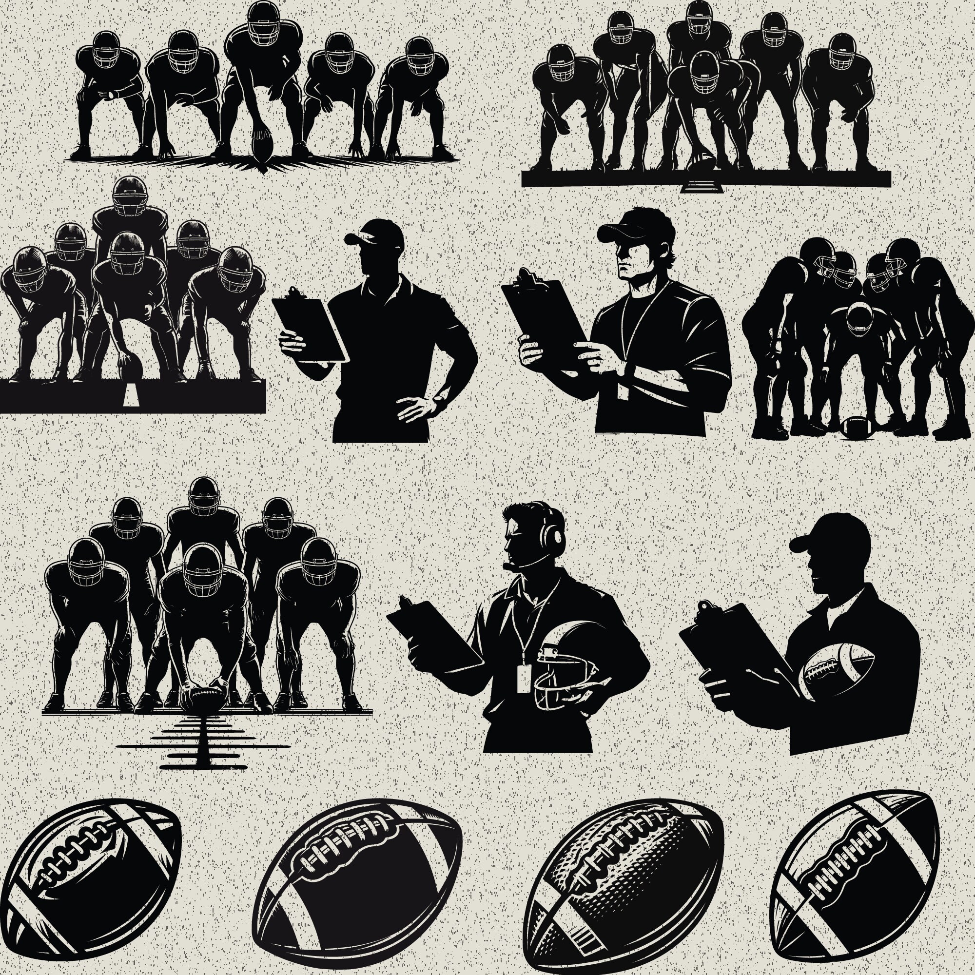 89 Football Graphics SVG and PNG Bundle: Helmet, Gameday, Cheerleader ...