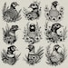 44 Game Bird Designs Bundle PNG & SVG for Laser Engraving or Print on ...