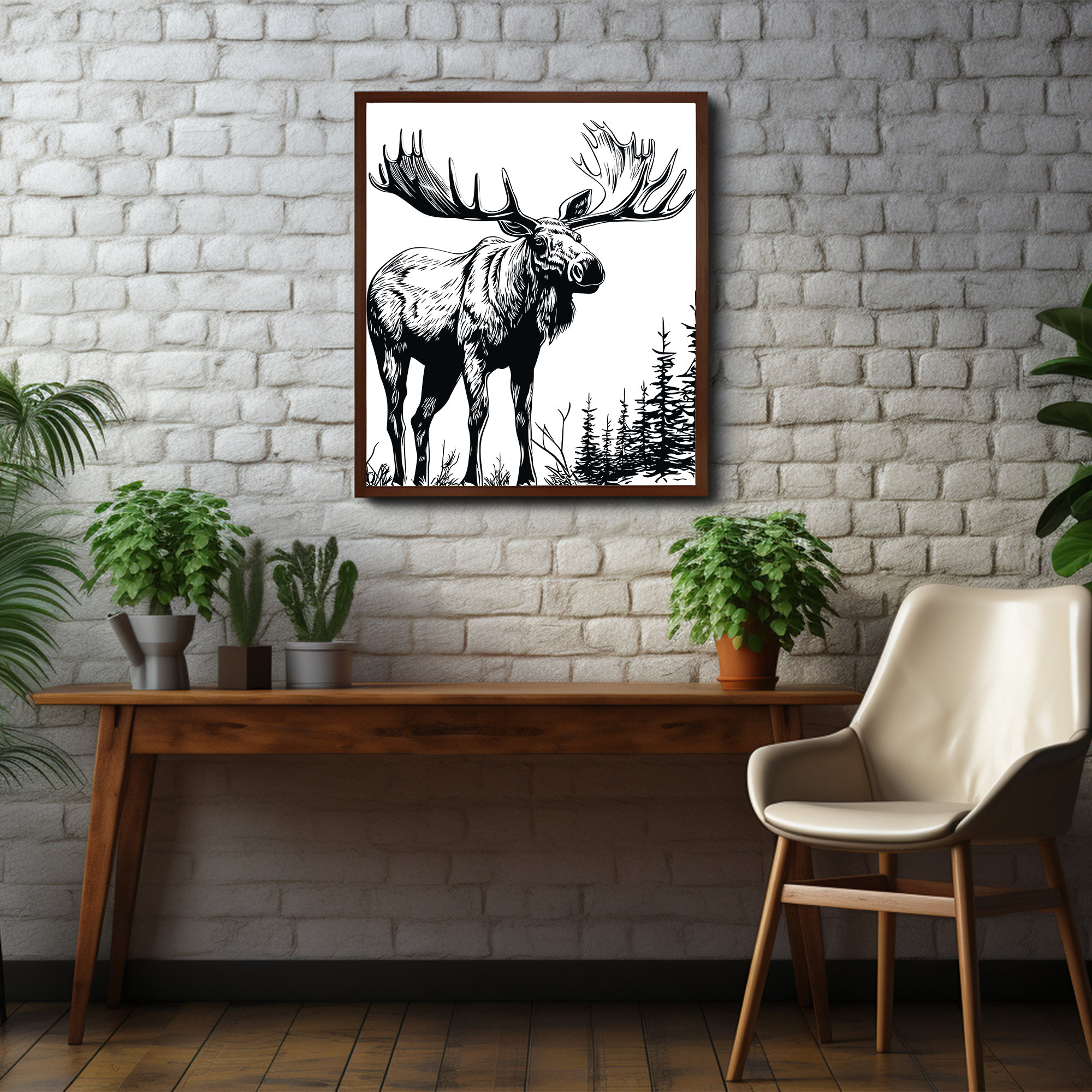 25 Moose Design Bundle PNG & SVG Formats Good for Laser Engraving and ...