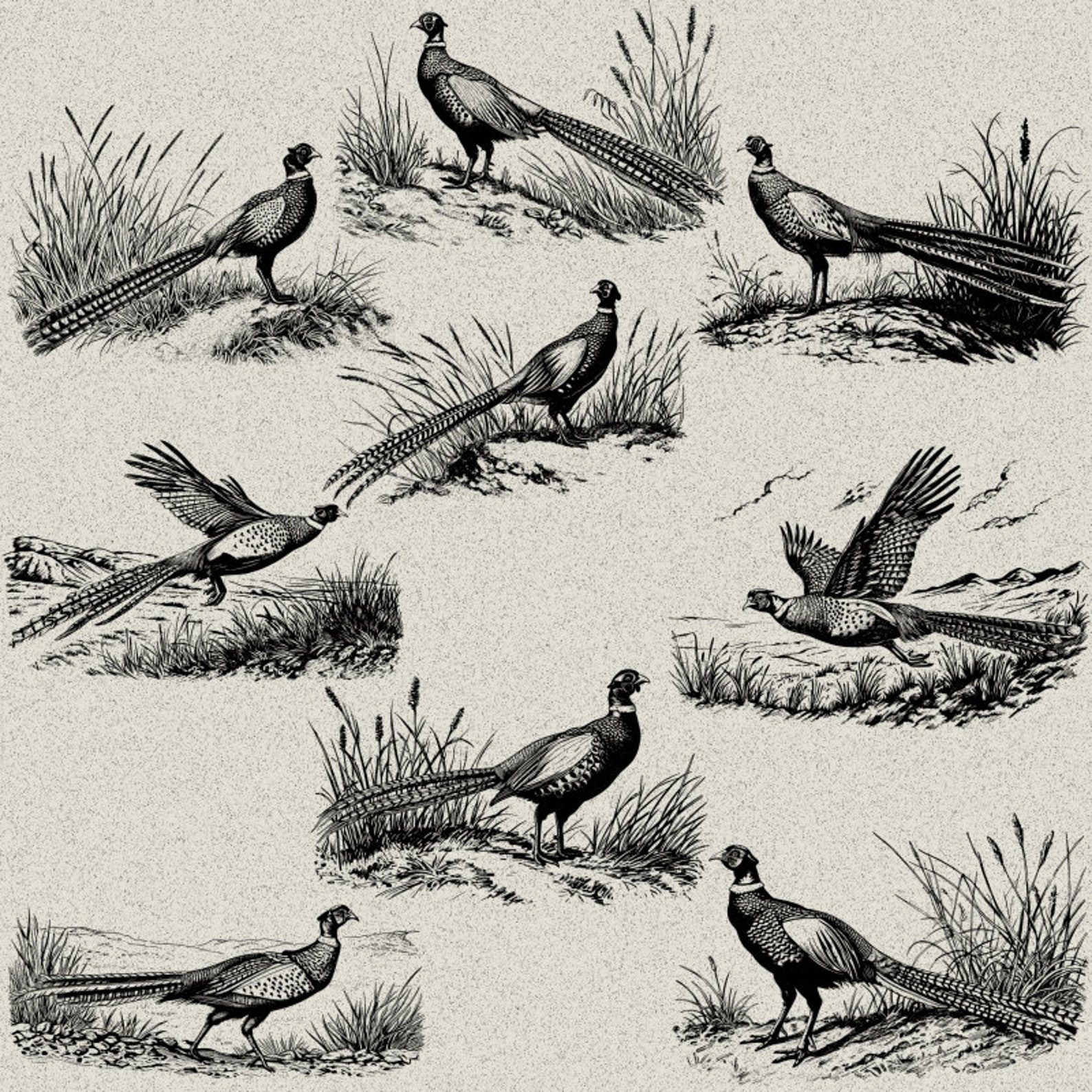 44 Game Bird Designs Bundle PNG & SVG for Laser Engraving or Print on ...