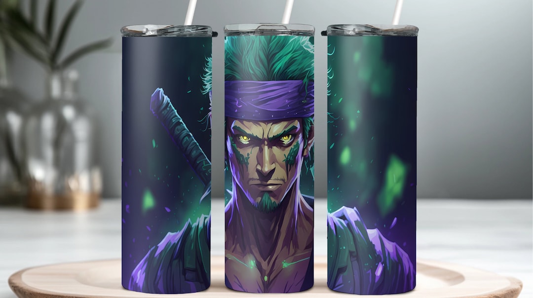 HD Zoro Tumbler Splash Art Wrap - Etsy