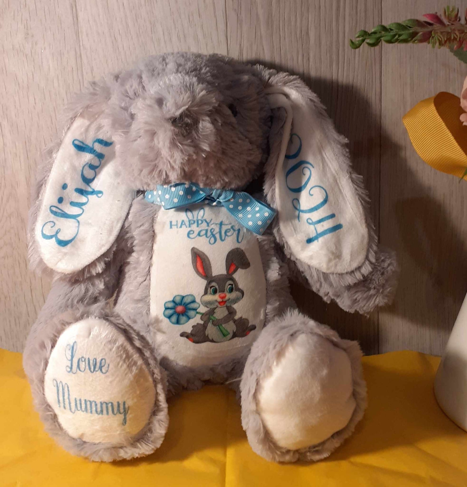 Personalised Easter Bunny Mumbles Personalised Easter Bunny Kids ...