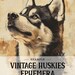 Husky Junk Journal Kit Vintage Ephemera Husky Digital Download ...