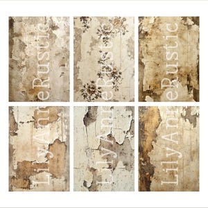 Old Grunge ATC Card Backgrounds Artist Trading Cards Instant Download ...