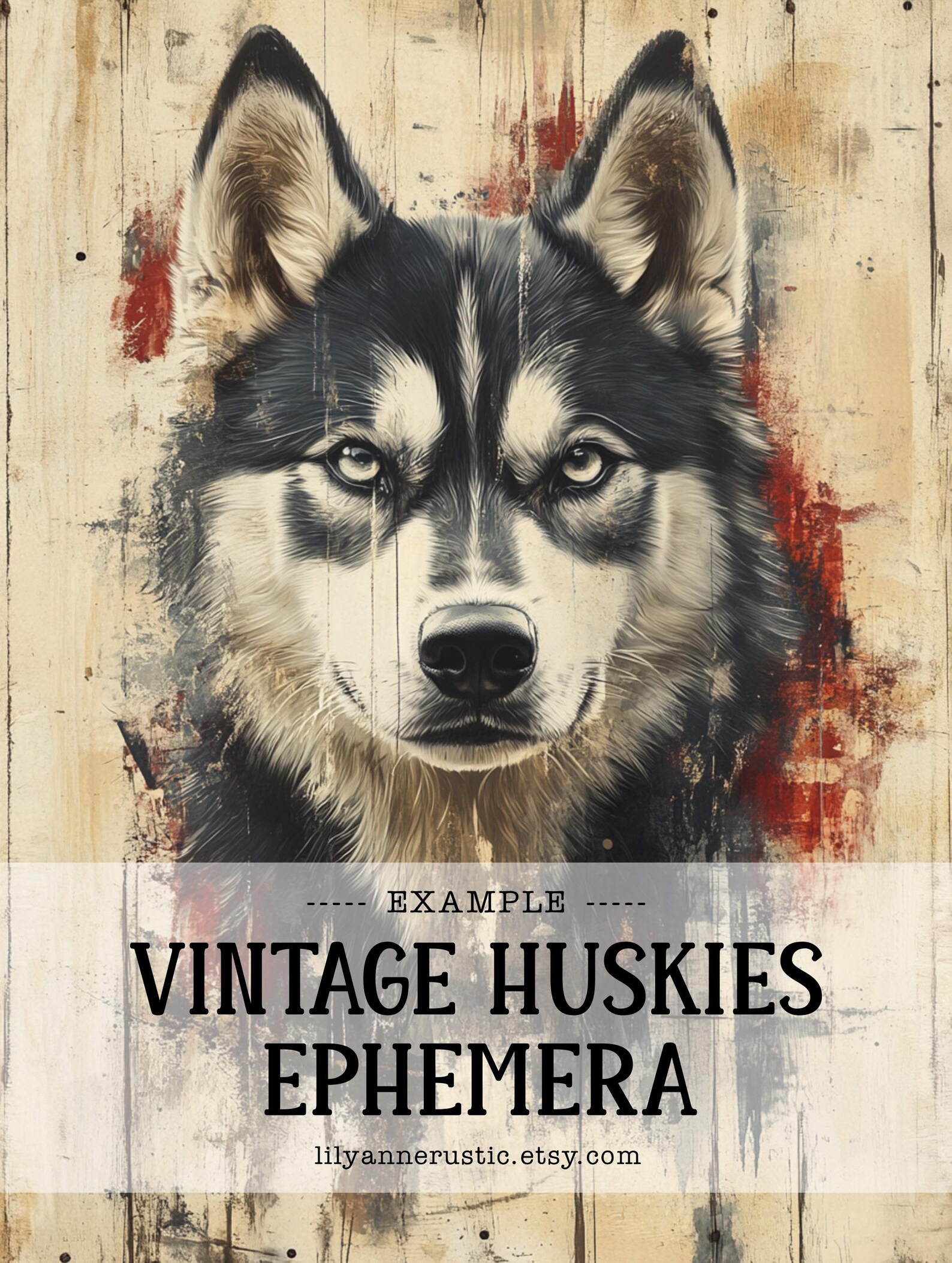 Husky Junk Journal Kit Vintage Ephemera Husky Digital Download ...