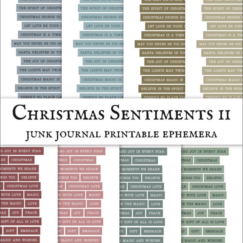 Color Label Winter Crafts - Etsy