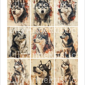 Husky Junk Journal Kit Vintage Ephemera Husky Digital Download ...