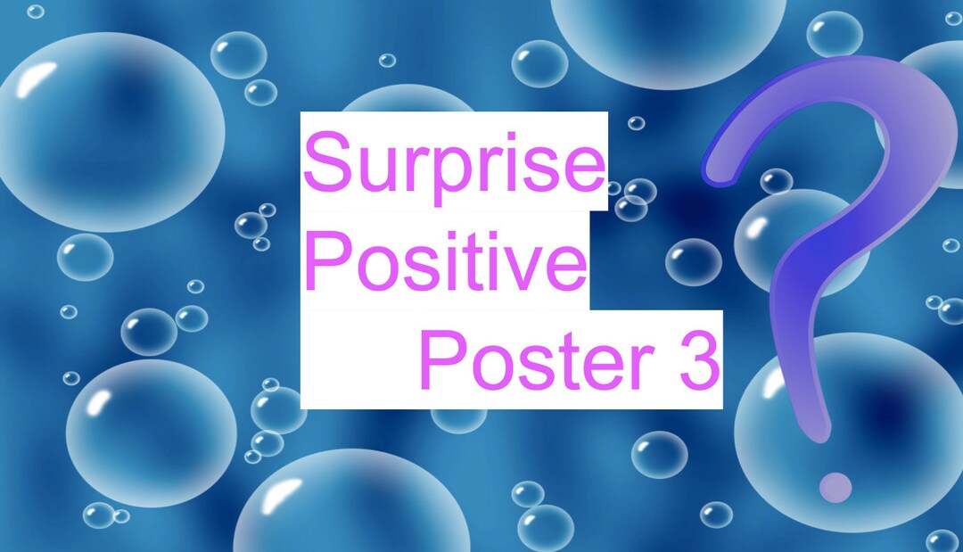Surprise Positive Poster 3 - Etsy